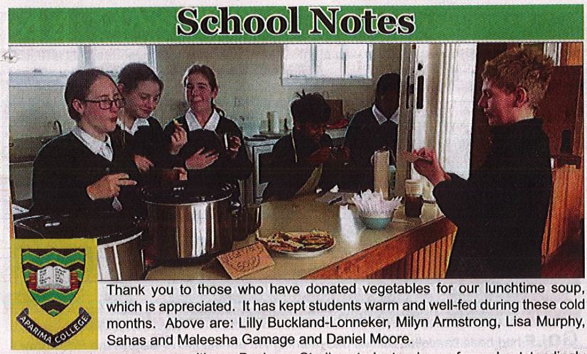 Enviroschools | What a difference a year makes – Aparima College ...