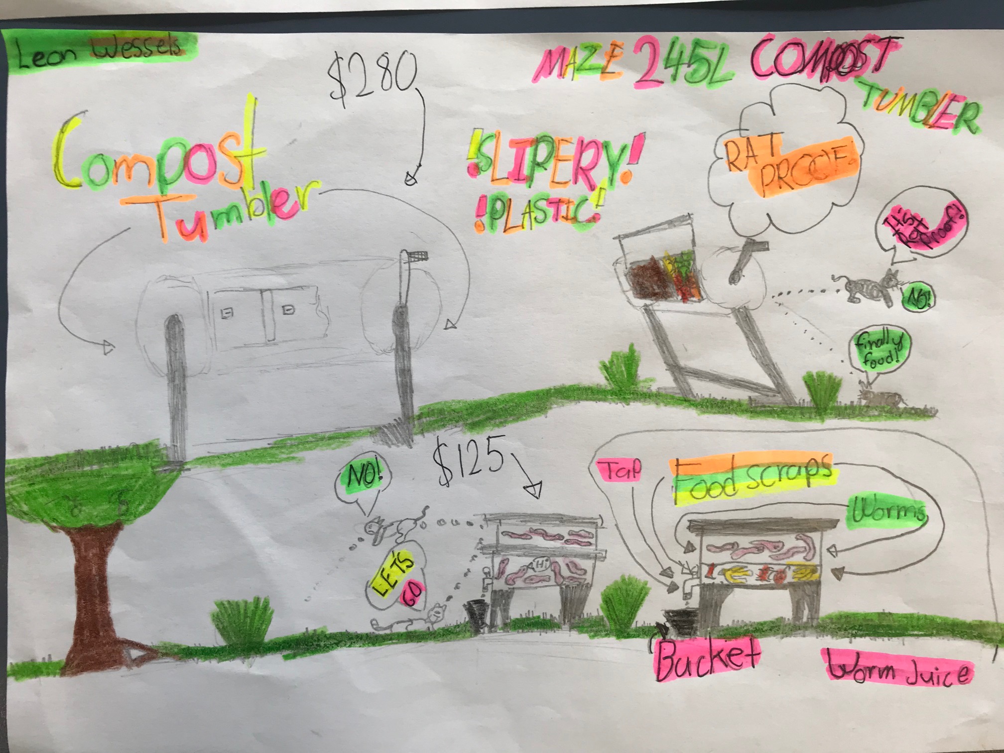 Enviroschools | Tumblers help turn around rodent issues at Tatuanui School