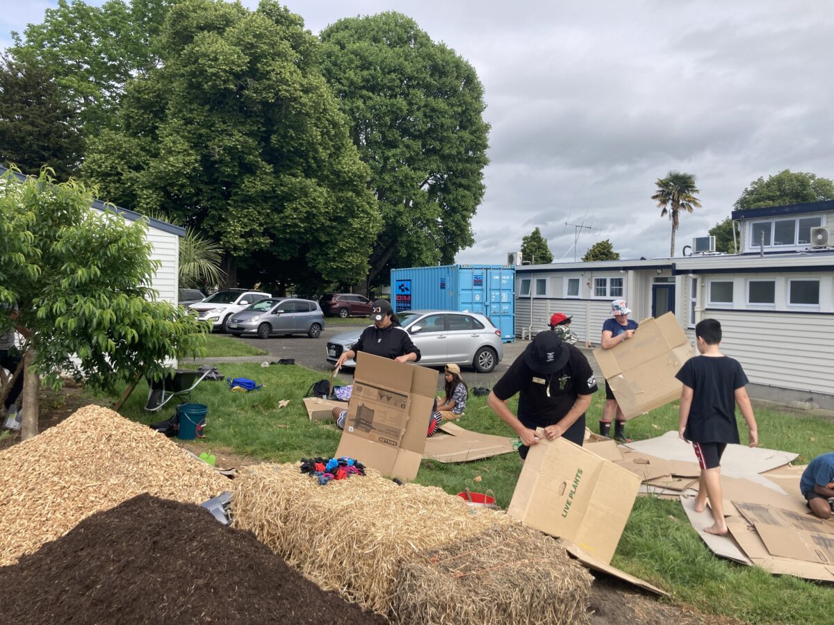 Enviroschools | Building a Māra Kai at Ōtorohanga Primary School